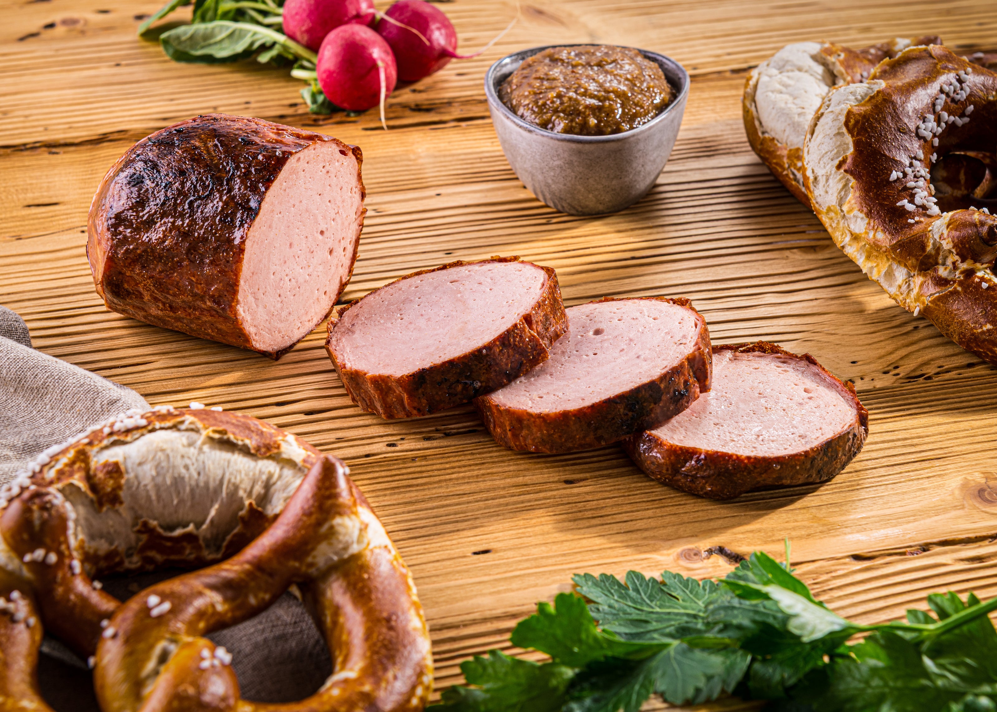 Klassischer BAYRISCHER Leberkas im Glas zum Aufbacken | HUPSI LEBERKAS