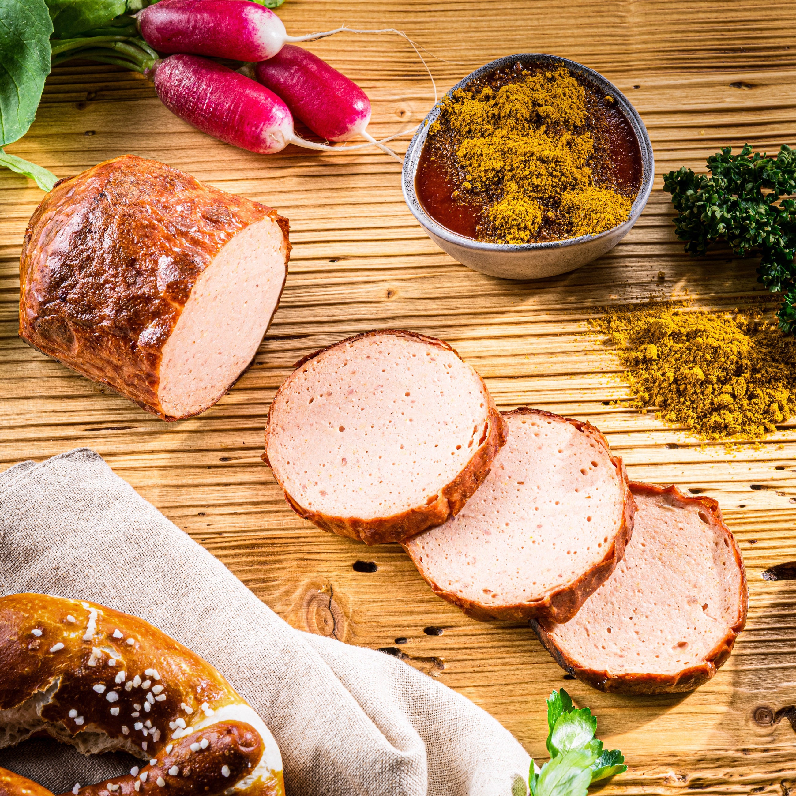 Currywurst im Glas | HUPSI LEBERKAS