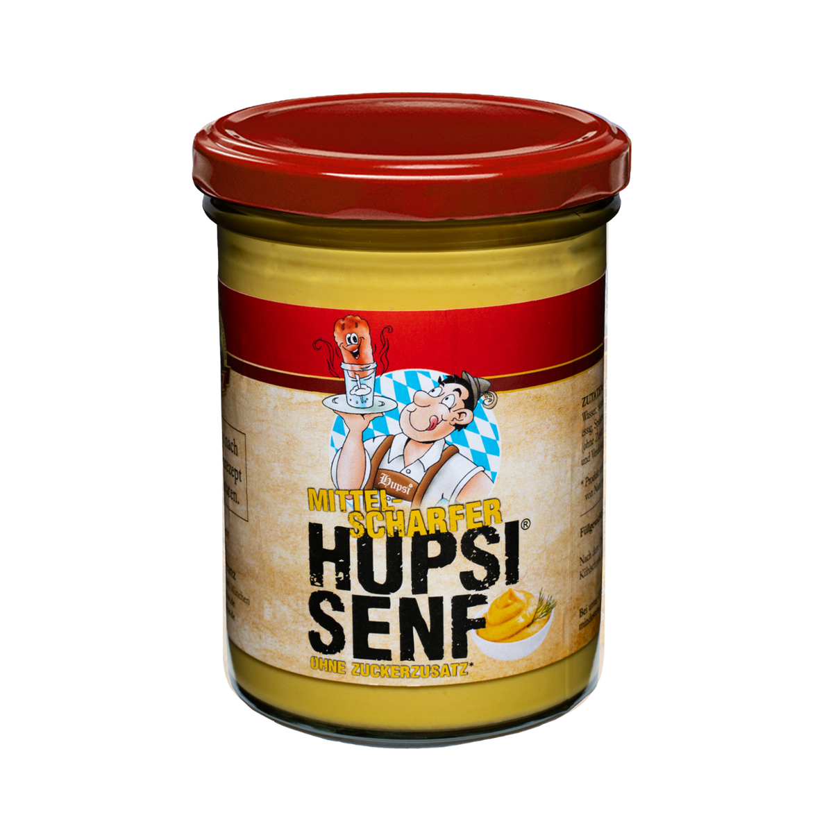 Senf im Glas | HUPSI LEBERKAS