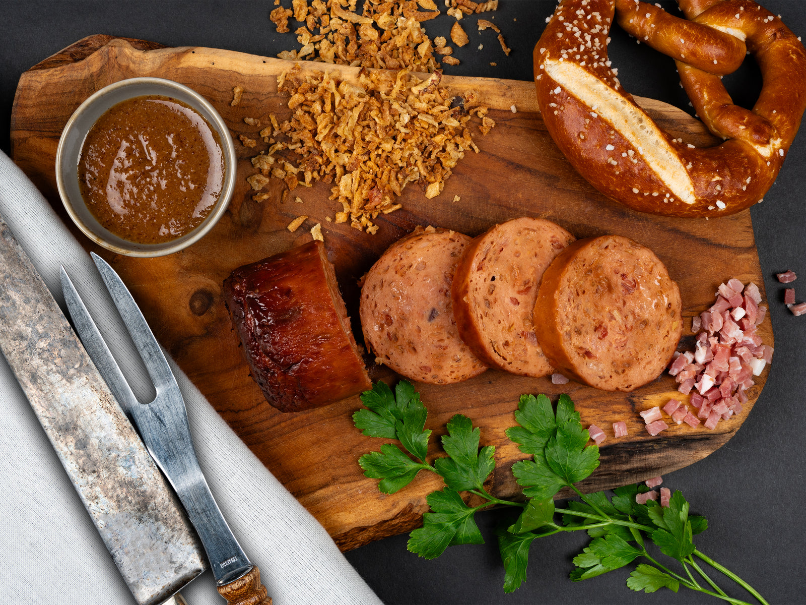 Almhütten-Leberkas im Glas zum Aufbacken | HUPSI LEBERKAS