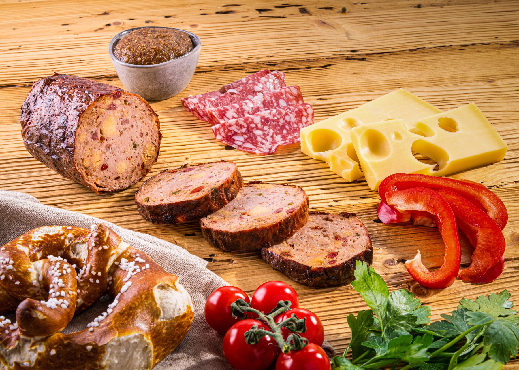 PIZZA Krustenleberkäse im Glas zum Aufbacken | HUPSI LEBERKAS