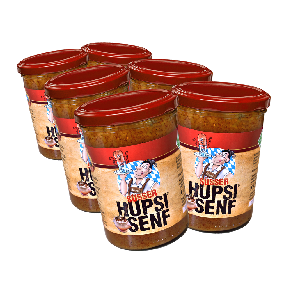 SÜSSER SENF zum Krustenleberkäse zum Aufbacken | HUPSI LEBERKAS